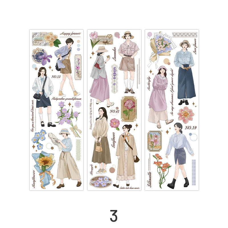 Casual Lifestyle Washi Stickers for Girls | Stamprints