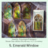 Vintage Glass Window Clear Transparent Stickers by Stamprints