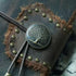 Handmade Genuine Leather Thread-bound Thick Magic Book with Rough Edges ...
