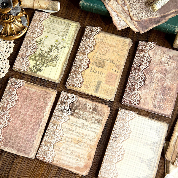 Step into the Past with Handwritten Old Days Retro Background Paper ...