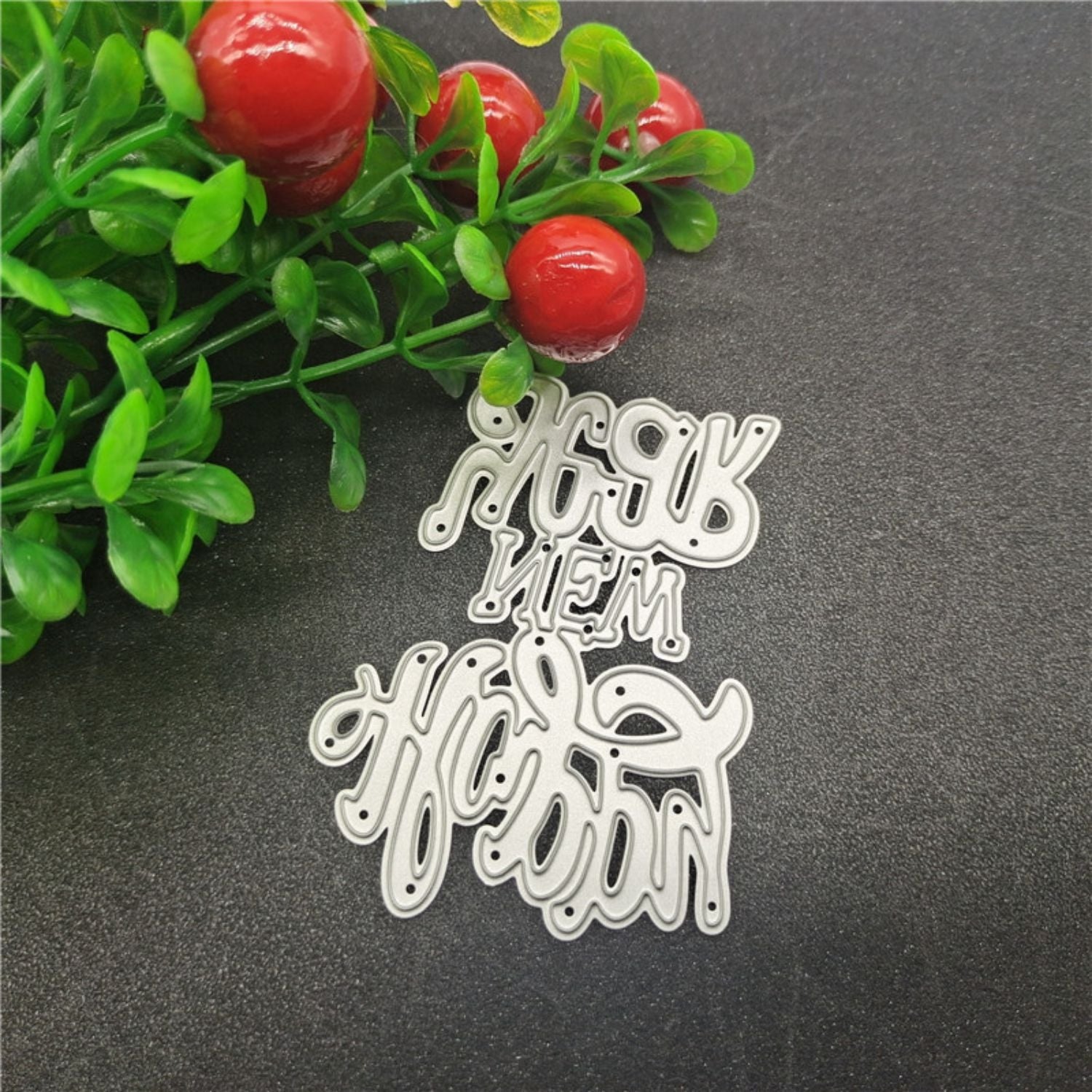 New Year Crafting Dies | Carbon Steel Scrapbooking Die-Cuts | Stamprints