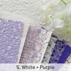 70pcs Hollow Mesh Specialty Paper Set - 7 Colors | Stamprints
