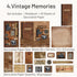 Vintage Objects Decorative Paper | Irregular Designs by Stamprints