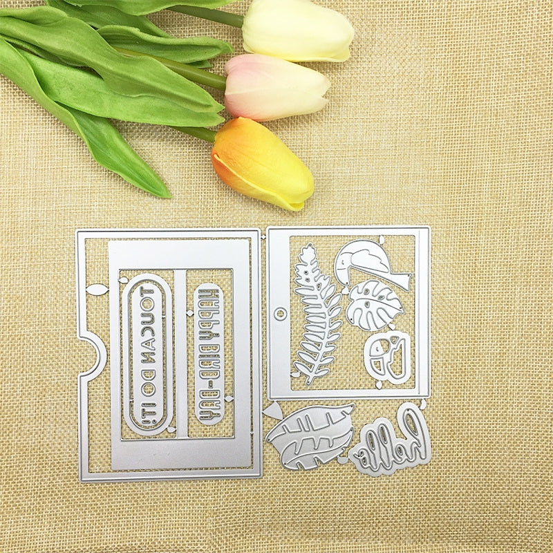 Leafy Greeting Card Dies | Metal Cutting Dies by Stamprints