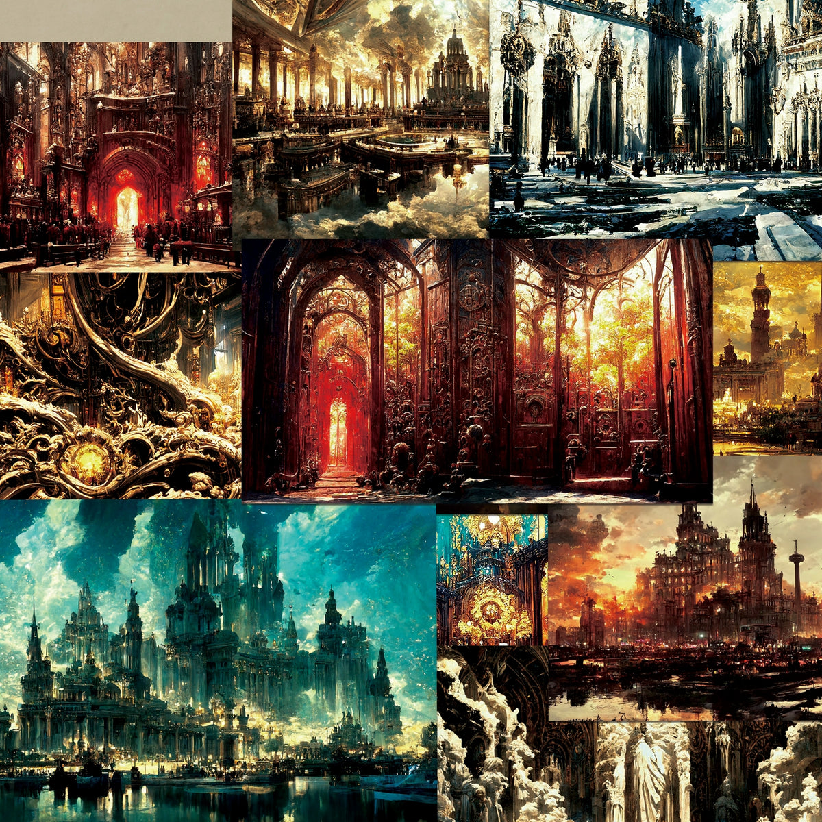 Legends of the Ancients: Majestic Medieval Fantasy Scrapbook Paper ...