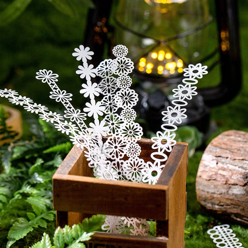 Linen Pattern Die-cut Lace Paper | Exquisite Texture