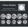 Moon Phase Cutout Paper | Decorative Lunar Design by Stamprints