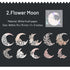Moon Phase Cutout Paper | Decorative Lunar Design by Stamprints