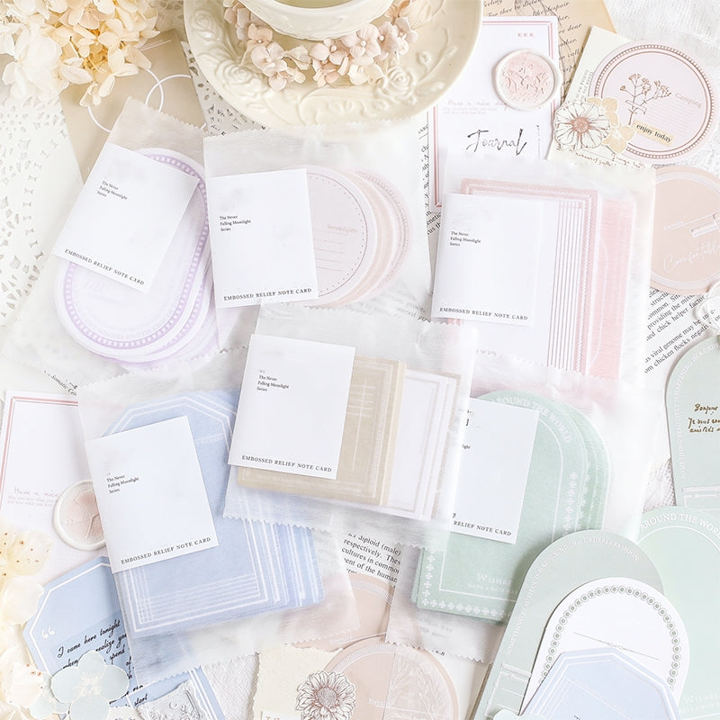 Moonlight Series Letterpress Relief Journal Paper Pack | Stamprints