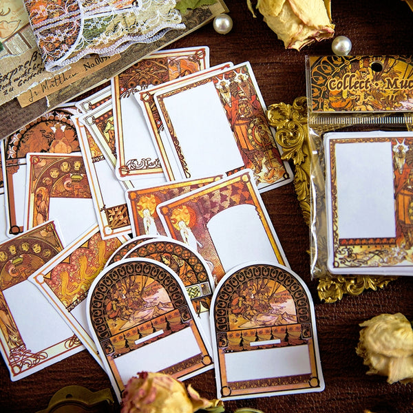 Elevate Your Artistry with Mucha Collection Retro Stickers - 30 Pieces ...
