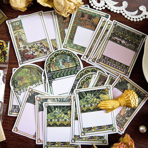 Elevate Your Artistry with Mucha Collection Retro Stickers - 30 Pieces ...