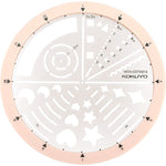 Rotating Template Drawing Ruler | Professional Measuring Tool | Stamprints