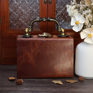 Custom Vintage Magic Suitcase Diary Notebook | Stamprints A6, A5