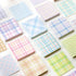 Plaid Notes Scrapbook Paper | Vintage Craft Supplies by Stamprints
