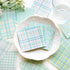 Plaid Notes Scrapbook Paper | Vintage Craft Supplies by Stamprints