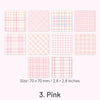 Plaid Notes Scrapbook Paper | Vintage Craft Supplies by Stamprints