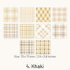 Plaid Notes Scrapbook Paper | Vintage Craft Supplies by Stamprints