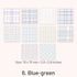 Plaid Notes Scrapbook Paper | Vintage Craft Supplies by Stamprints