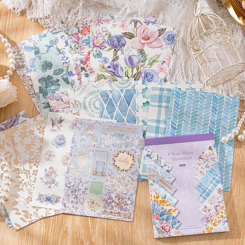 Gold Plant & Flower Sticker Book | Hot Stamping Collection - Stamprints