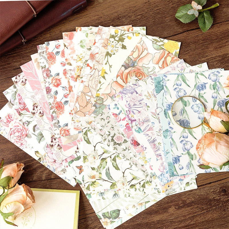 Gold Plant & Flower Sticker Book | Hot Stamping Collection - Stamprints