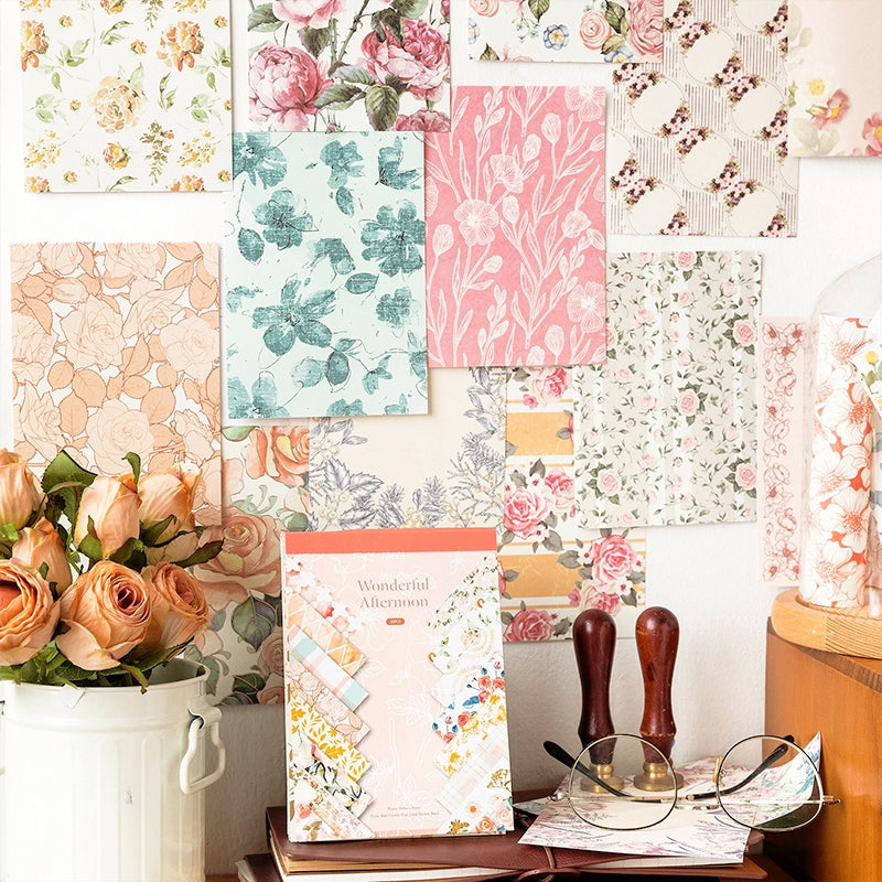Gold Plant & Flower Sticker Book | Hot Stamping Collection - Stamprints