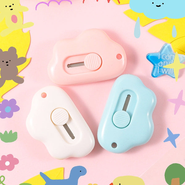 Portable Mini Paper Cutter Craft Knife - Compact Cloud Design for Easy ...