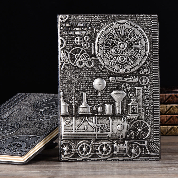 Vintage Embossed A5 Hardcover Notebook | Stamprints Retro European Style