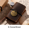 Retro Mini Leather Notebook | Vintage Pocket Diary by Stamprints