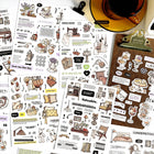Retro Life Items Stickers Pack - Vintage Daily Essentials by Stamprints