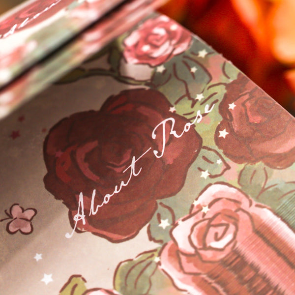 Rose and Rabbit Blank Letter Paper Booklet - 4 Style Options, 50 Sheets ...