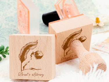 Custom Family Crest Rubber Stamp | 18 Elegant Designs | Stamprints
