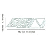 Triangle Carbon Steel Dies Set of 6 | Stamprints Craft Cutting Tools
