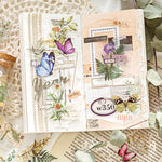 Nature Leaf Clear Transparent Decorative Stickers by Stamprints