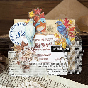 Nature Leaf Clear Transparent Decorative Stickers by Stamprints