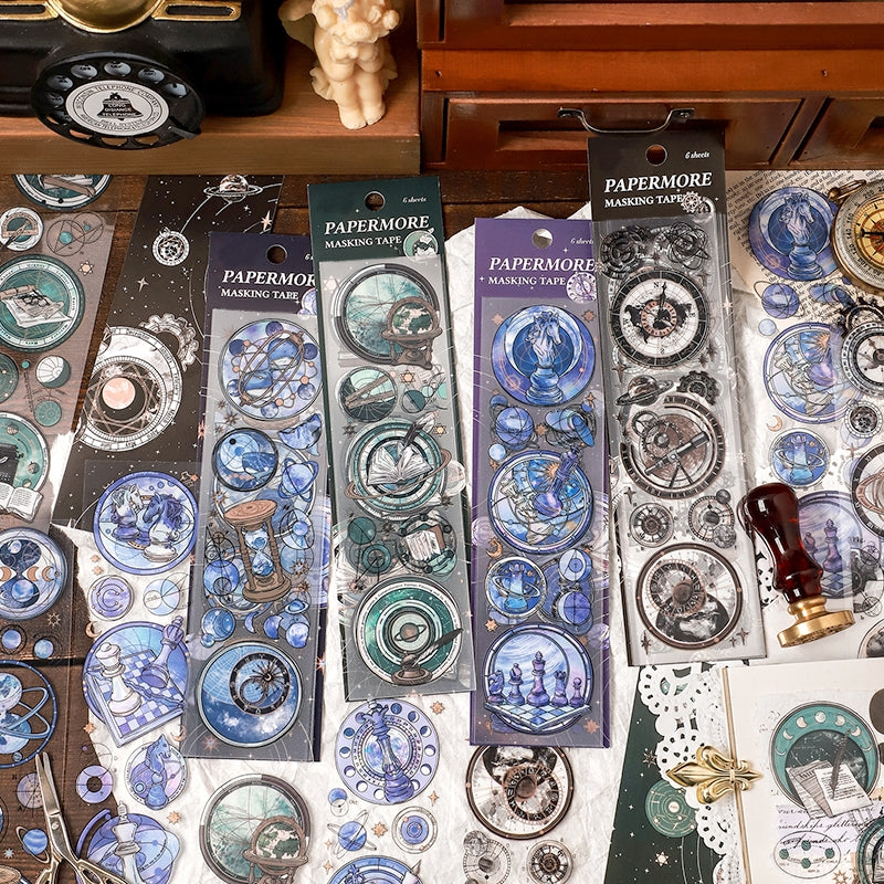 Clear Transparent Space Stickers | Stamprints Collection