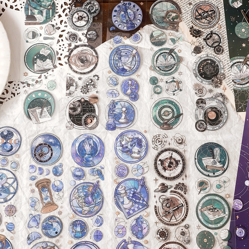 Clear Transparent Space Stickers | Stamprints Collection