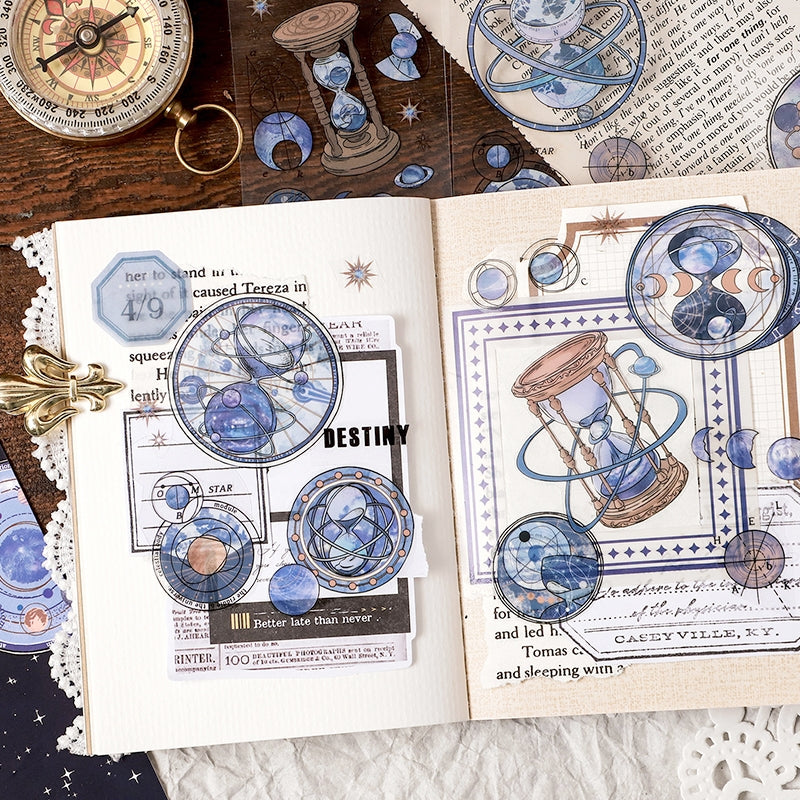 Clear Transparent Space Stickers | Stamprints Collection