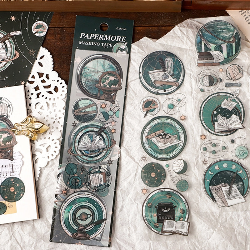 Clear Transparent Space Stickers | Stamprints Collection