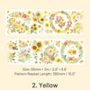 Spring Garden Floral Washi Tape Set | Decorative Masking Tape | Stamprints
