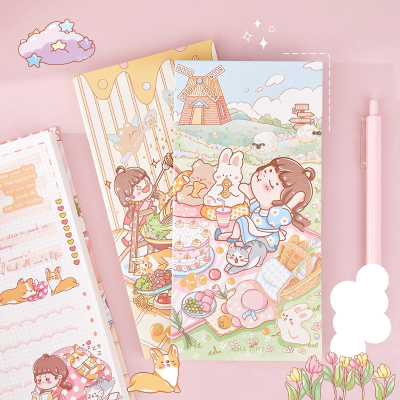 Sweet Holiday Cartoon Journal Planner | Personal Daily Organizer ...