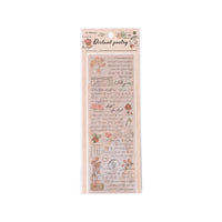 Vintage Text and Poetry Washi Stickers | Stamprints