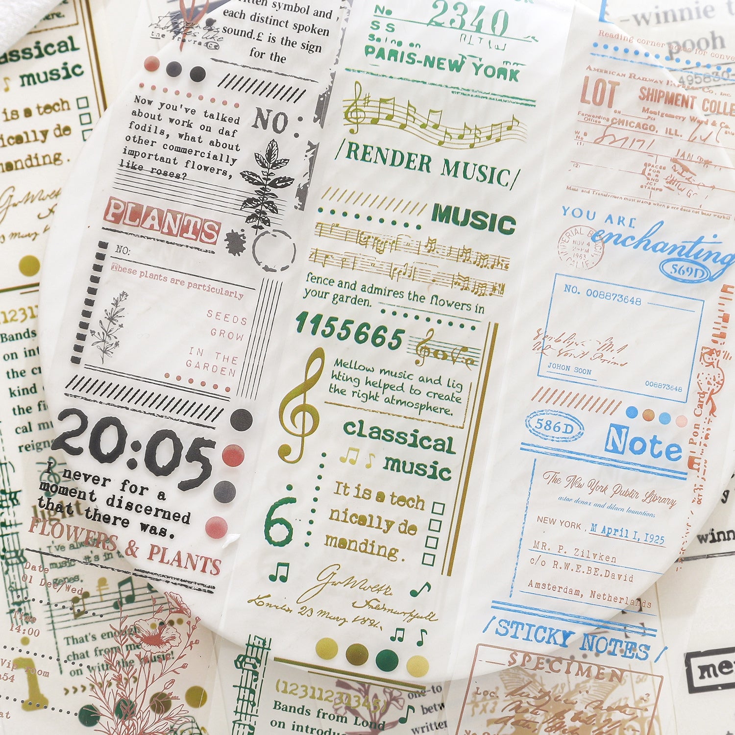 The Bals' Memories Vintage Decorative Tape – Stamprints