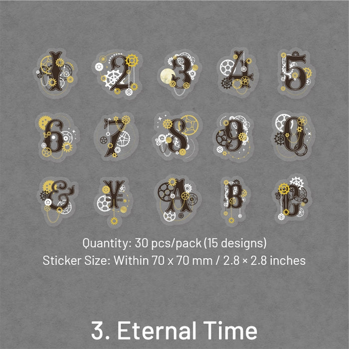 Holographic Stickers - Butterfly, Rose, Numbers, Elf | 30 pcs/pack | 70 ...