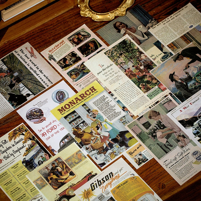 Time Travel Series Vintage Scrapbook Paper Book - Collage, and Crafts ...