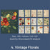 Vintage Time Travel Scrapbook Paper Pack - 720 Pieces | Stamprints