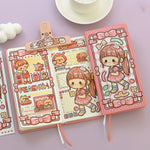 Kawaii Cartoon Character Journal for Girls - Cute Notebook by Stamprints