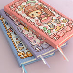 Kawaii Cartoon Character Journal for Girls - Cute Notebook by Stamprints