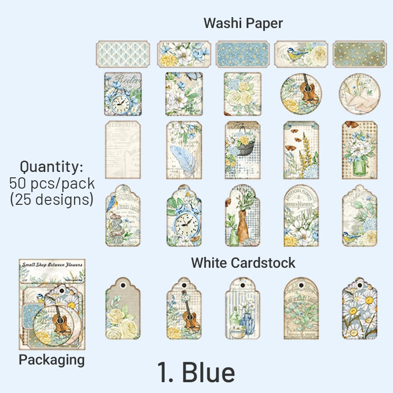 Vintage Botanical Forest Label Tags & Stickers | Stamprints