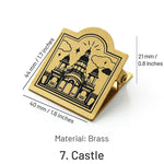 Vintage Brass Paper Clip | Stylish Journal & Stationery Accessory ...
