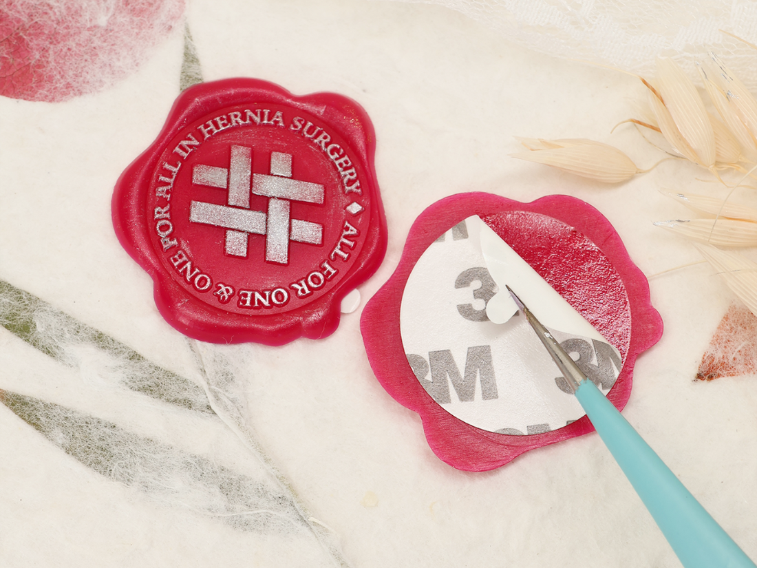 Custom Wheat Monogram Wax Seal Stickers for Wedding | Stamprints